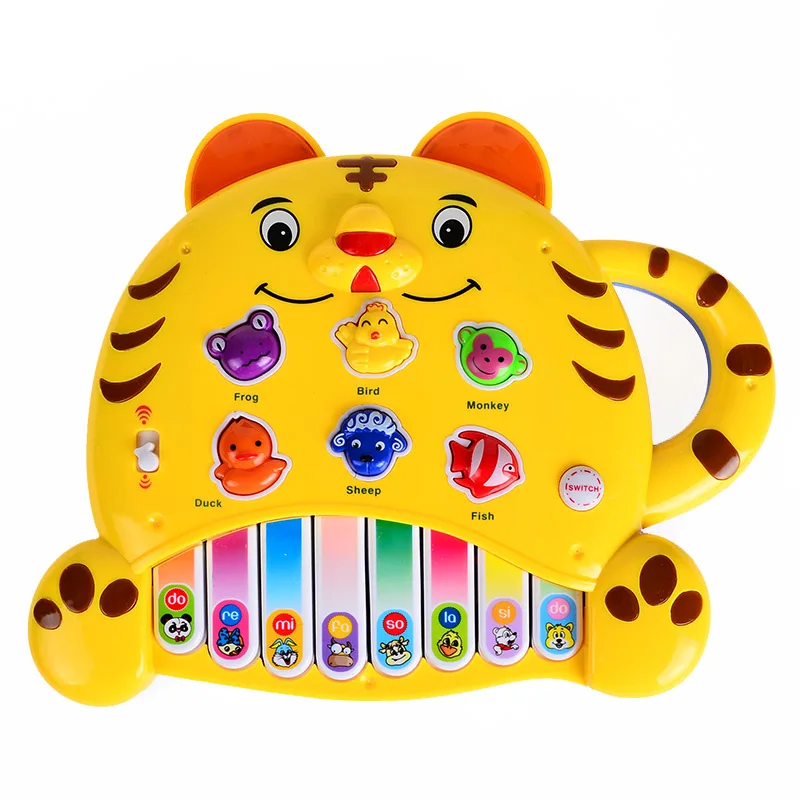 2018 tiger piano keyboard music animal voice, learning machine children ...