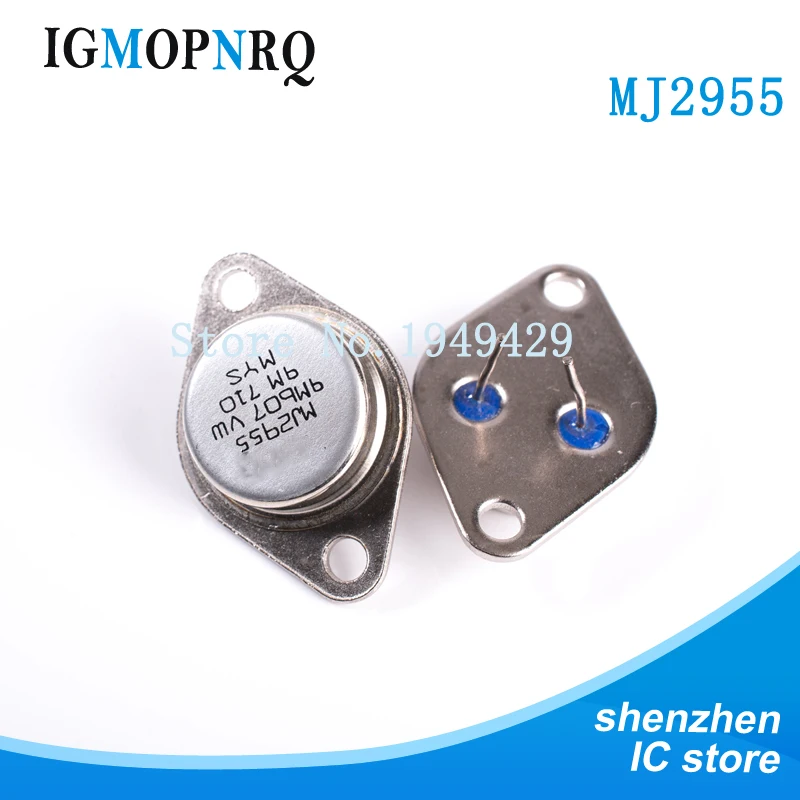10PCS MJ2955 ZU 3 Bipolar junction transistor (BJT) 15A 60V 115W PNP ...