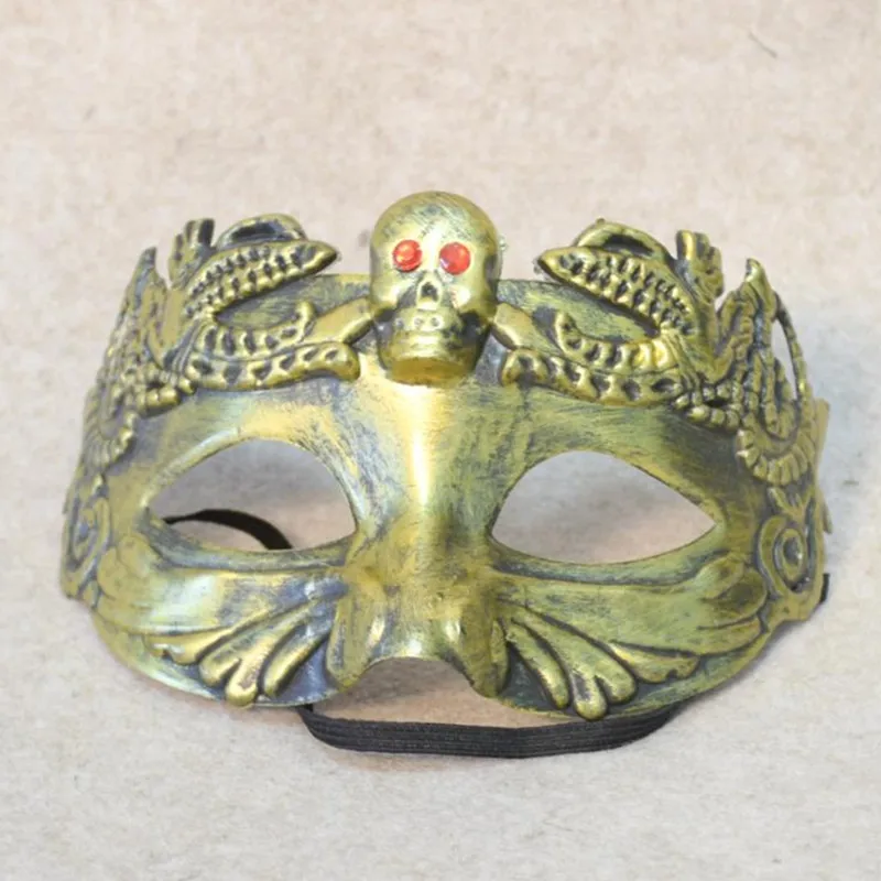 Halloween-Mask-Haunted-House-Dress-Up-Half-Face-Masquerade-Party ...