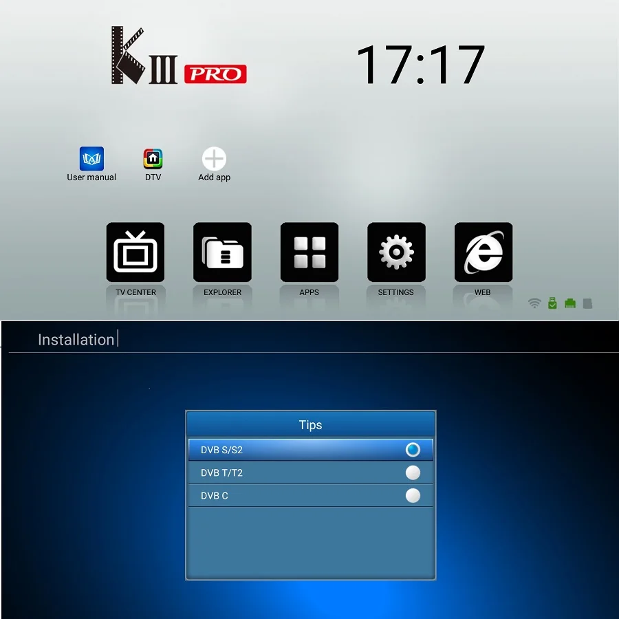 Big SALE MECOOL KIII PRO DVB-S2 DVB-T2 DVB-C Android 7.1 TV Box 3GB ...