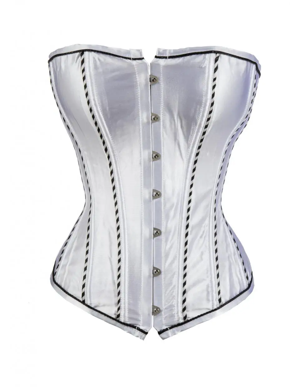 Burlesque Bustiers And Corsets Sexy Corselet Women Bridal Wedding White