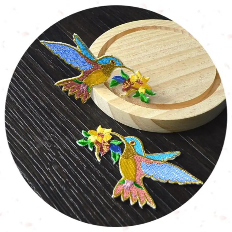 Iron-on Cute Birds Patches Embroidered Applique For Clothes Diy 10 ...