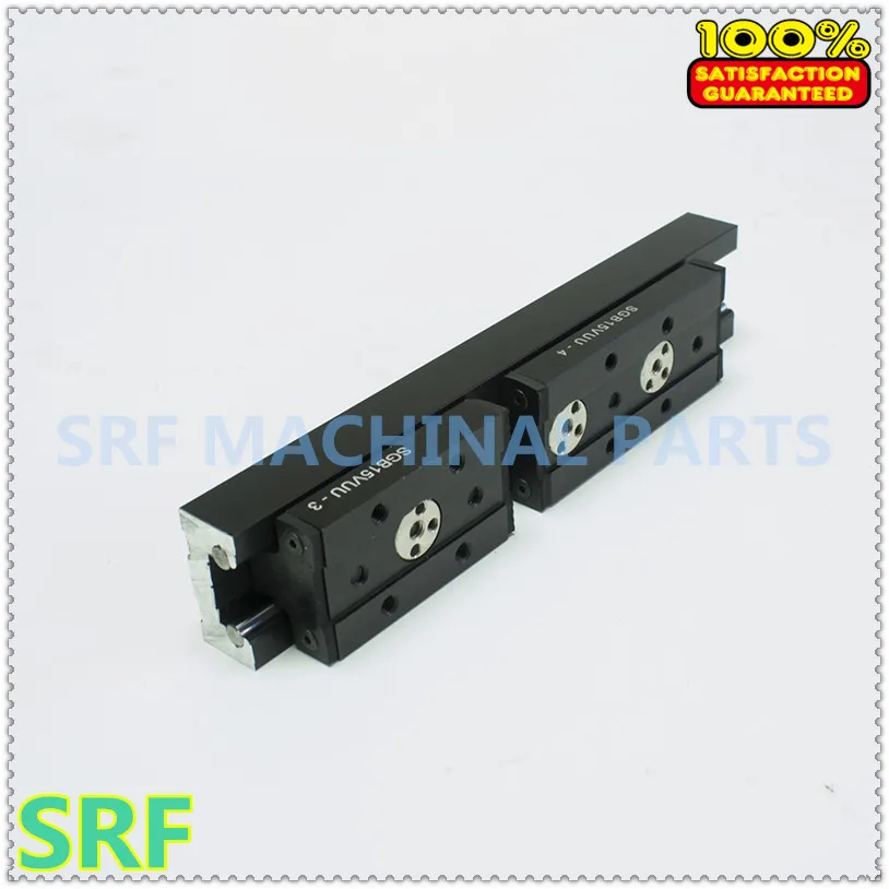 38mm width Aluminum Square Roller Linear Guide Rail 1pcs SGR15V Length ...