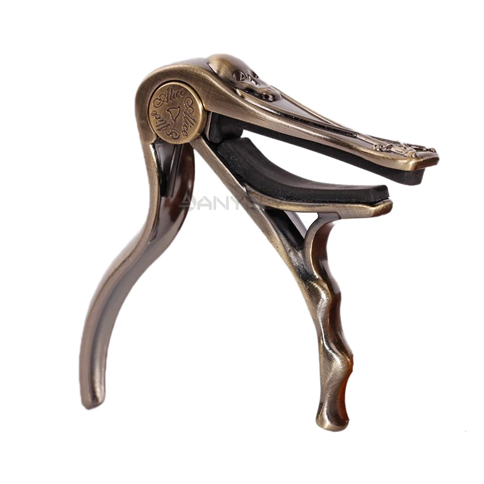 Skull & Swords Capo - Metal Trigger Capo, Skull Style in 3 Colors - MyCapos