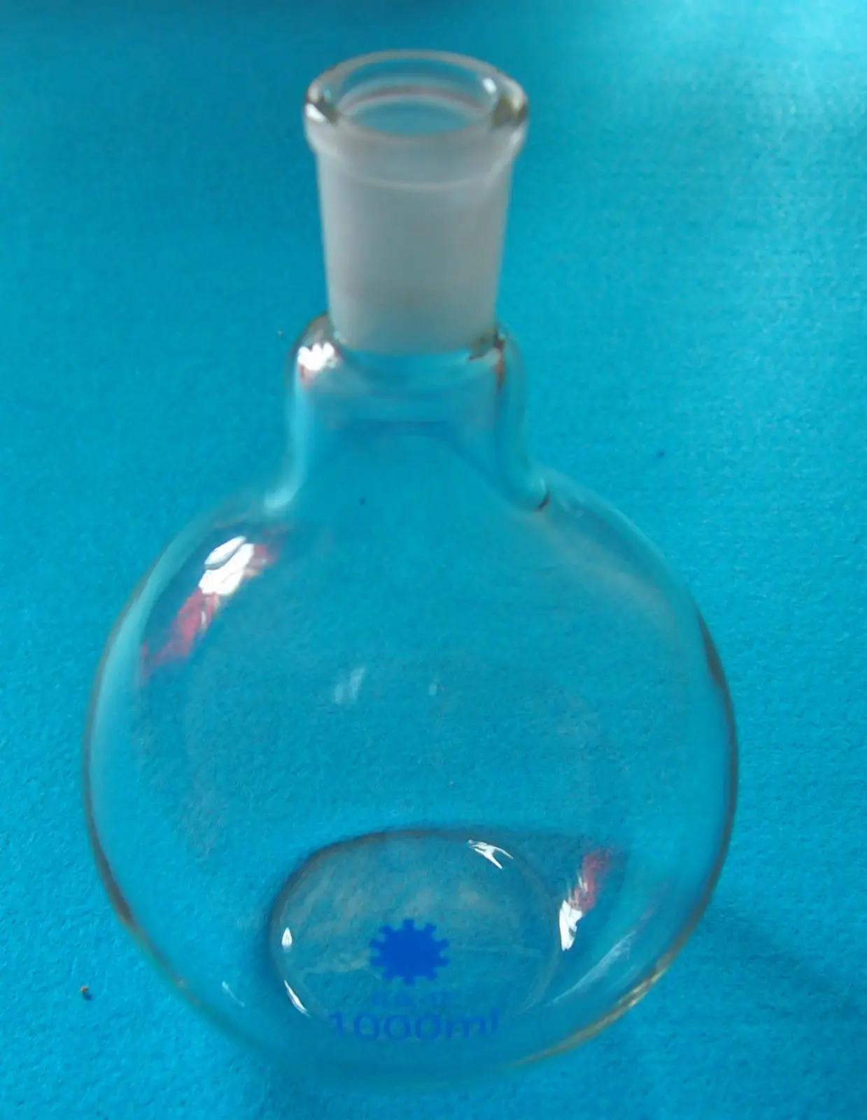 1000ml,1-neck,24/40,flat Bottom Glass Flask,single Neck,1l,lab Boiling ...