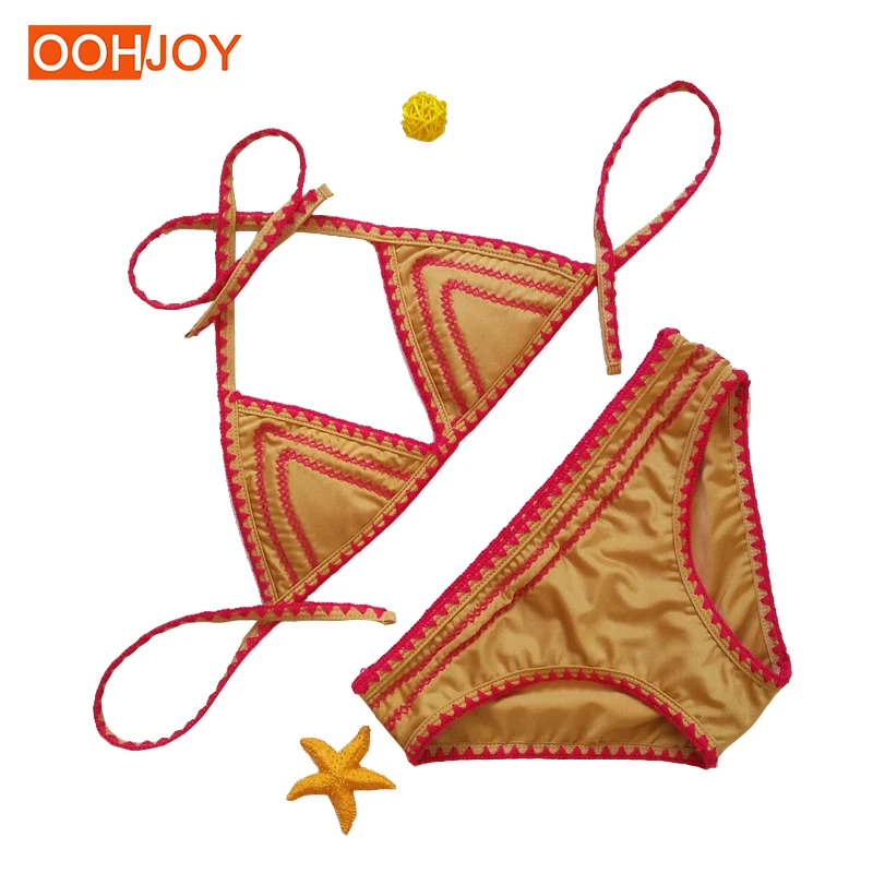 2018 New Sexy Bikini Swimwear Women Swimsuit Crochet Bathing Suit