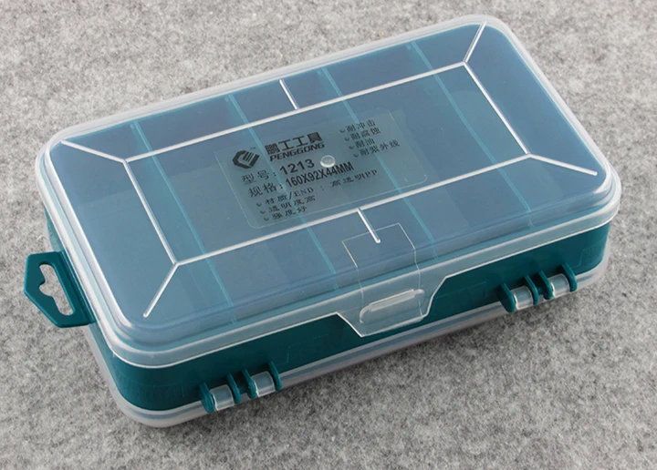 High Strength Transparent Plastic Fishing Tackle Box For Fishing Lure ...
