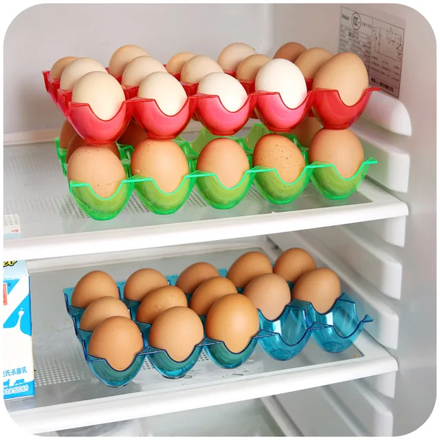 Thickening 15 Eggs Storage Box 15 Duck egg Refrigerator Egg Boxes -in ...