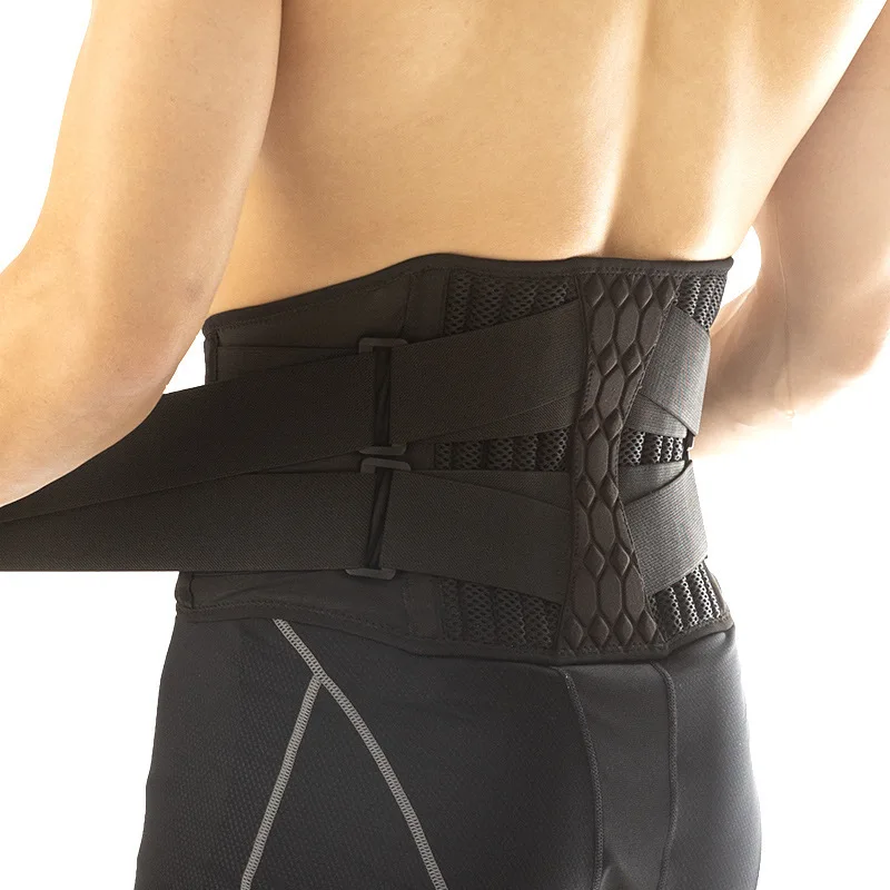 Lumbar-Support-Belt-Lower-Back-Brace-Abdominal-Binder-Men-Women-Waist ...