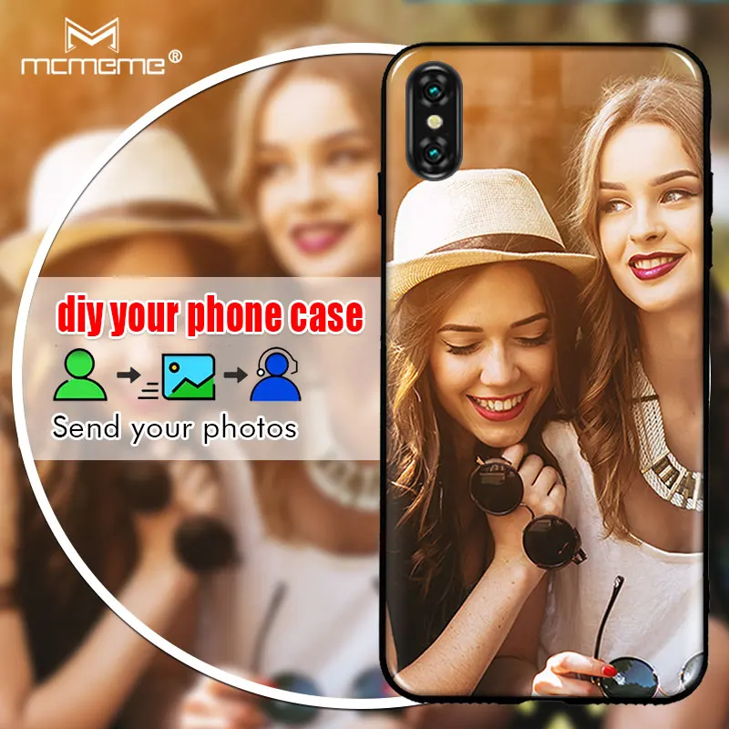 For iphone xs max Case DIY Personalized custom photo name Customize printing your design picture ...