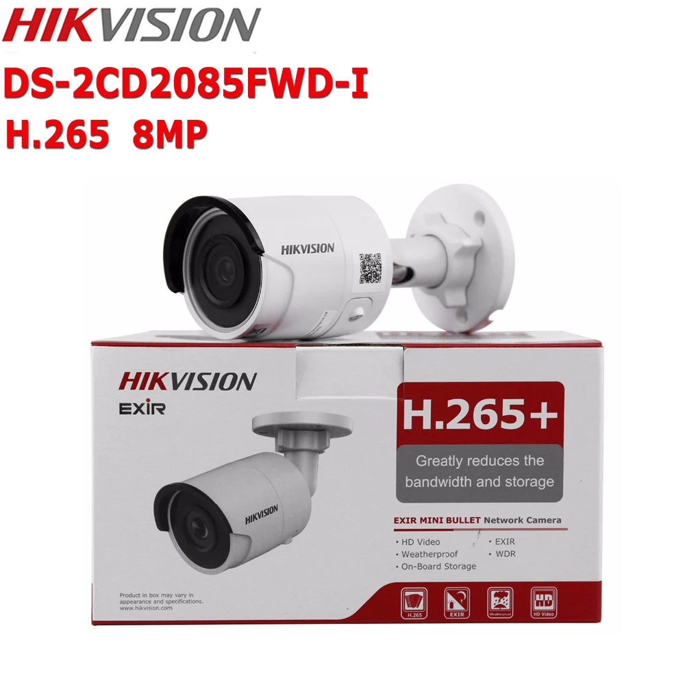 New Hikvision 8MP mini IP Camera H.265 DS 2CD2085FWD I POE Camera IP ...