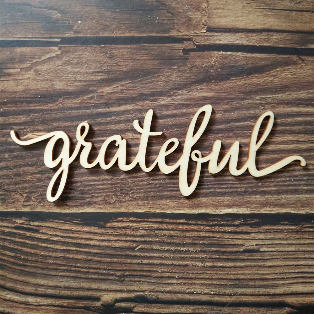FREE SHIPPING 10pcs Grateful Script Word Wood Sign Wooden Words Sign Art Rustic Cursive Word free-shipping-10pcs-grateful-script-word-wood-sign-wooden-words-sign-art-rustic-cursive-word