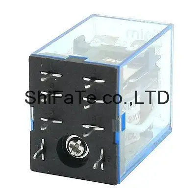 DC24V 등급 코일 볼트 8 핀 범용 파워 릴레이 2P2T DPDT|power relay|relay powergeneral ...