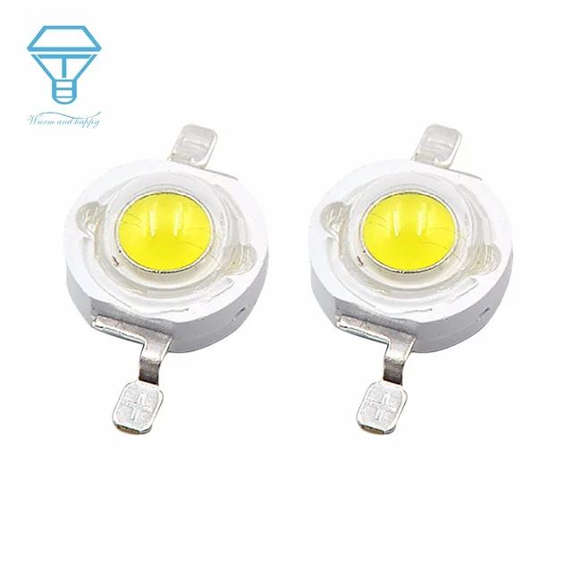 3W Watt LED Power 6 7V LED Light Diode 500mA 100PCS LED Bulb Chip On ...