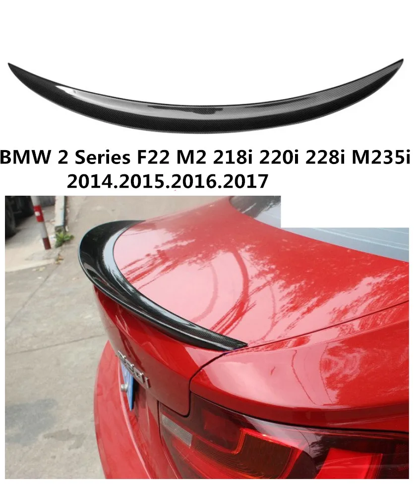 Car Carbon Fiber Spoiler For BMW 2 Series F22 M2 218i 220i 228i M235i ...