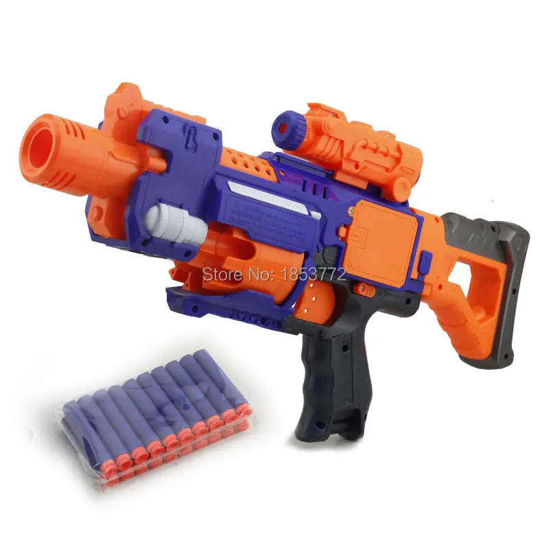 toy gun The electric soft bullet gun one time can shot double bullet ...