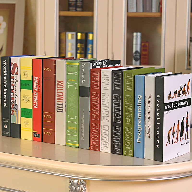 Omina modern book props Fake Book simulation book club model ...