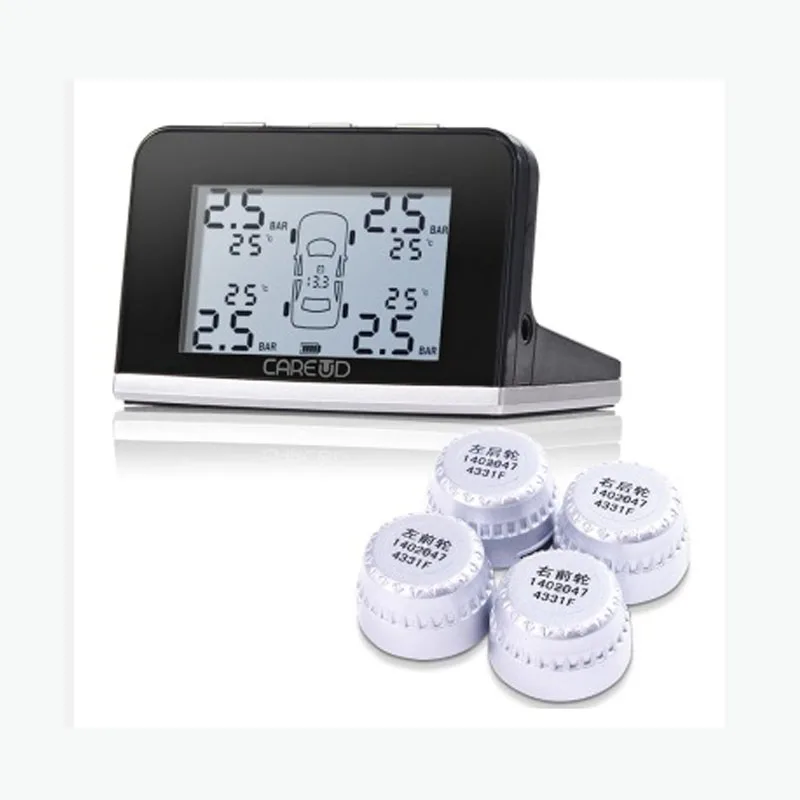 careud tpms solar tpms 4 external sensors tyre pressure monitoring ...