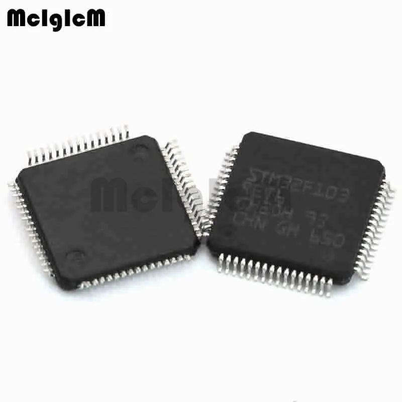 STM32F103RET6 LQFP64 de alta densidad línea de rendimiento basado en ARM 32 bit MCU ...