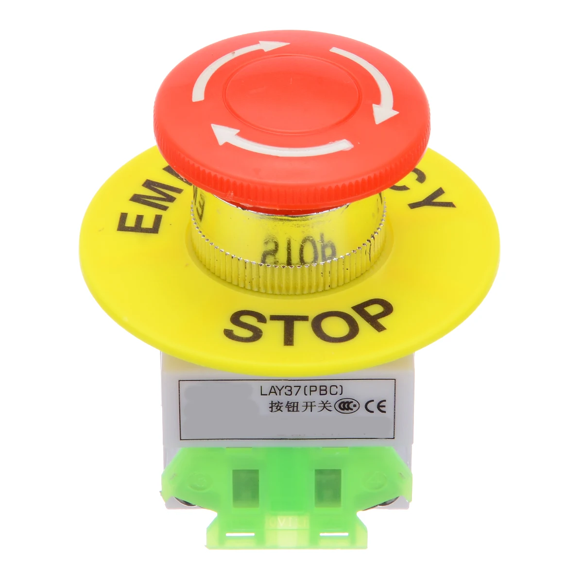 Self Locking Emergency Stop Push Button Switch 660V 10A Red Mushroom ...