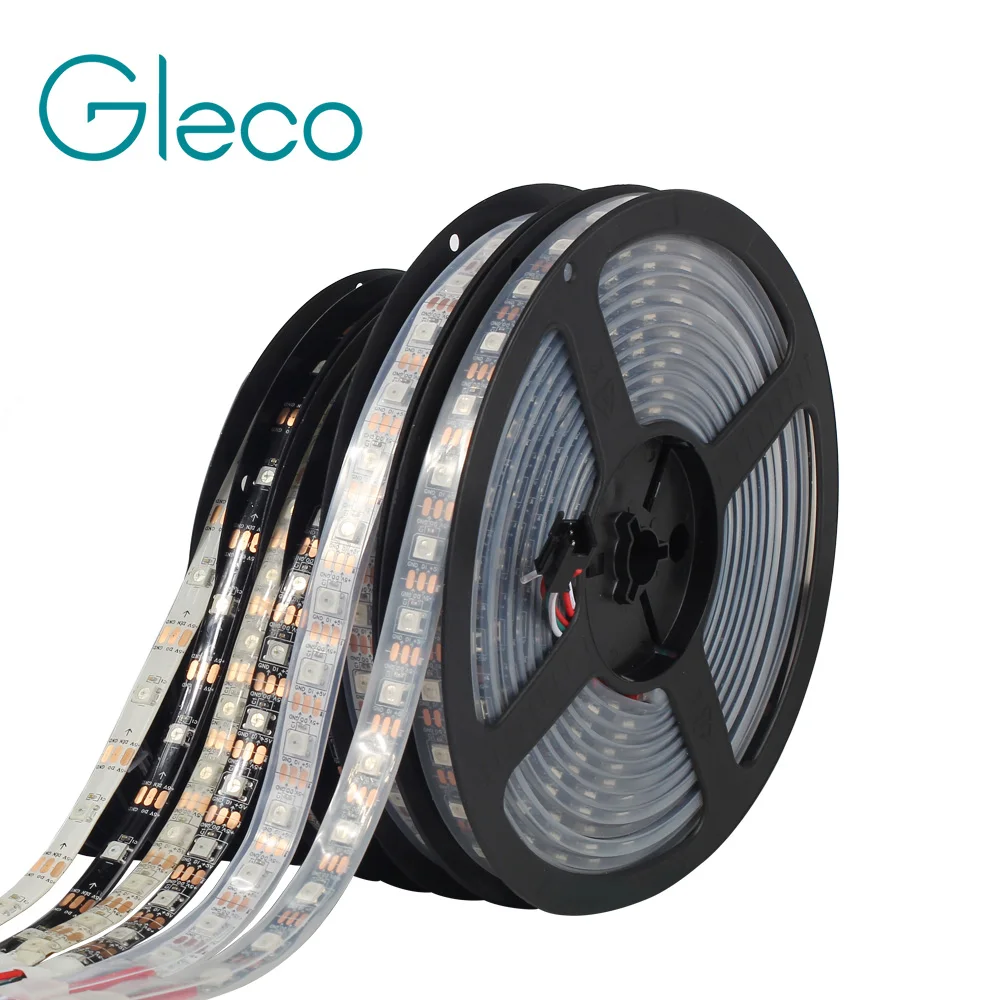 WS2812-IC-LED-Strip-5050-RGB-30-60-144-pixels-dream-color-smart-LED ...