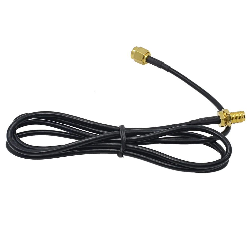 CHIPAL 1M 1 Meter WIFI WI FI Antenna Extension Cable RG174 RP SMA Male ...