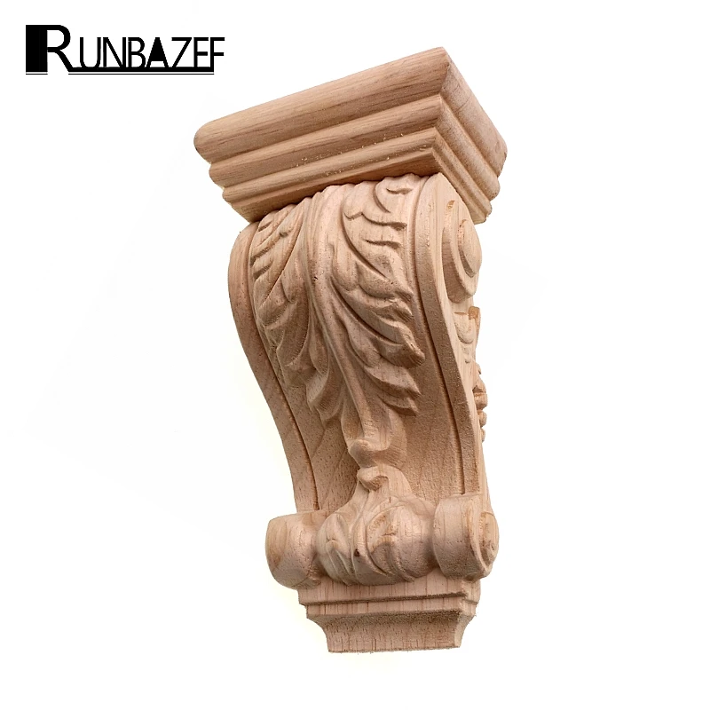 RUNBAZEF-Rome-Wood-Wardrobe-Decorative-Corbel-Applique-Stigma-Carved ...