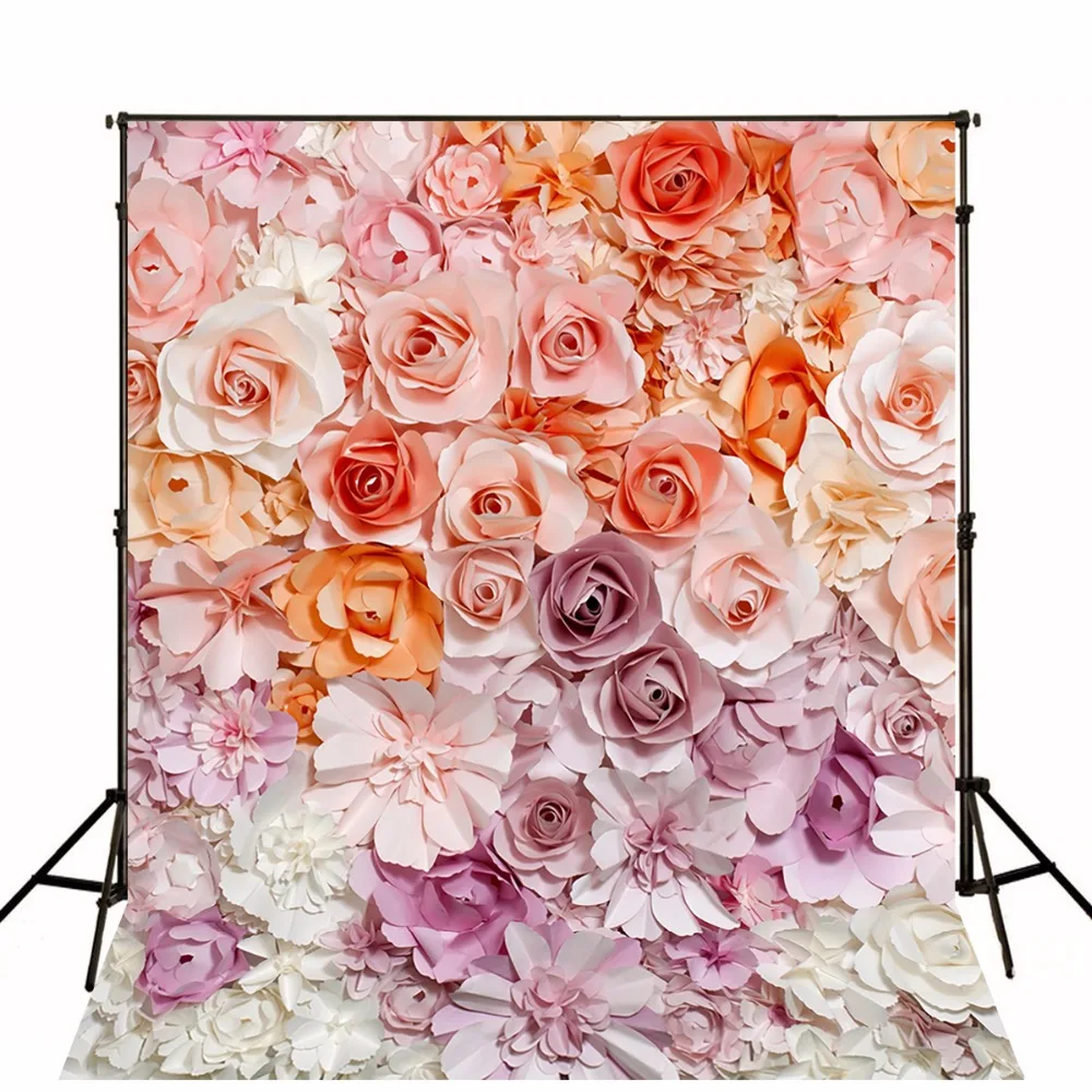 Colorful Flower Photography Backdrops Vinyl Backdrops For Photography ...