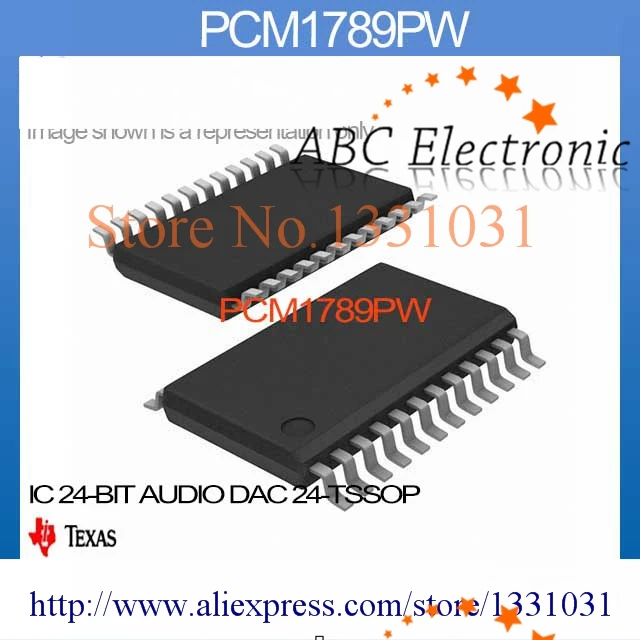 PCM1789PW IC 24 BIT AUDIO DAC 24 TSSOP PCM1789PW 1789 PCM1789 PCM1789P 1789P M1789|dac ic|dac ...