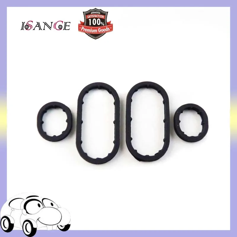 ISANCE 엔진 오일 필터 하우징 오일 쿨러 가스켓 씰 링 메르세데스 벤츠 CLK320 E430 E500 ML320 ...