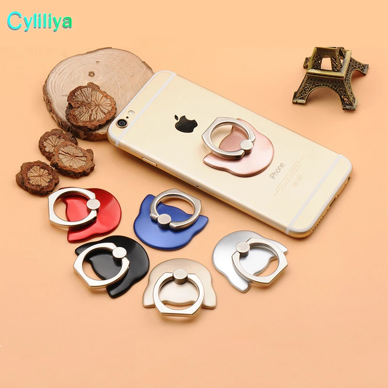 300pcs Finger Ring Mobile Phone Ring Holder Bracket Metal Lazy Ring ...