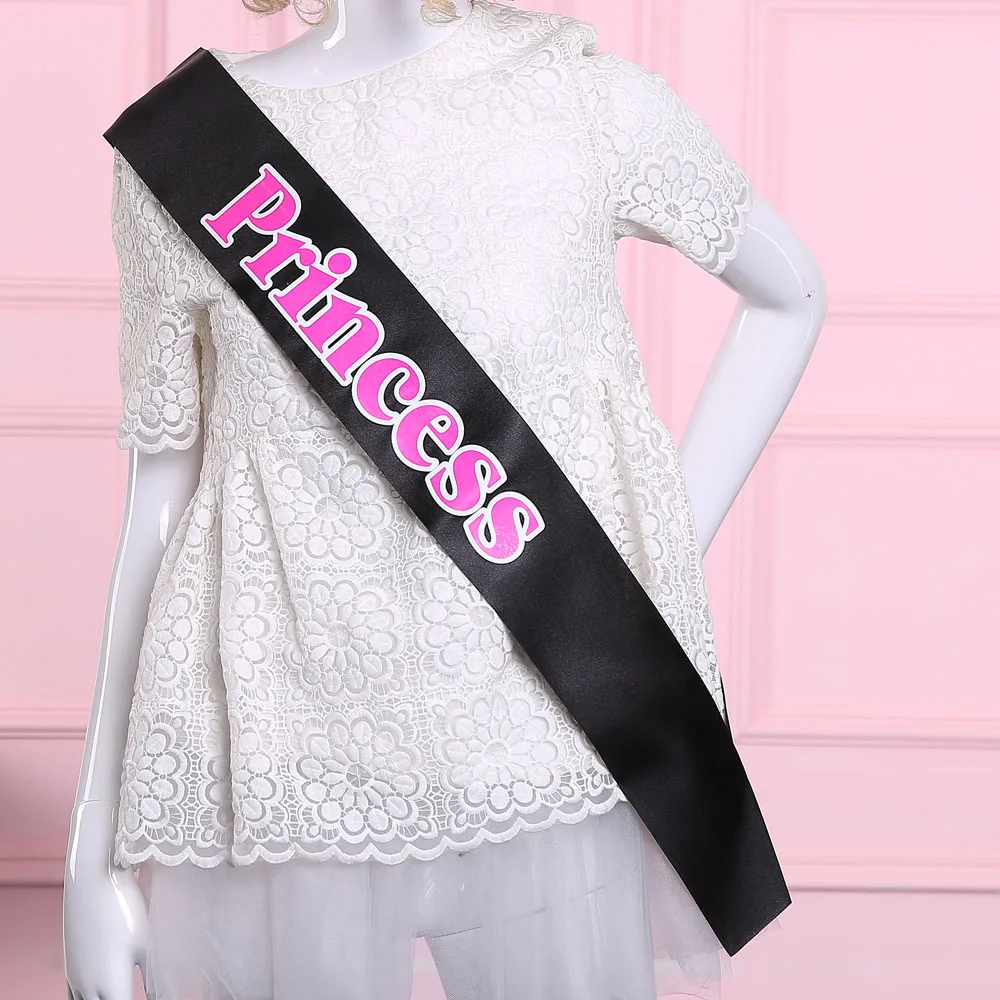 Aliexpress.com : Buy 12pcs Princess sash birthday prom queen wedding ...