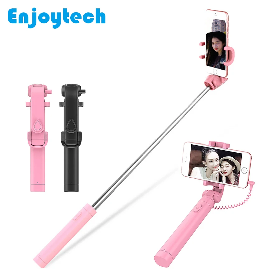 200 700mm Mini Wired Selfie Stick Portable Extendable Handheld Selfie