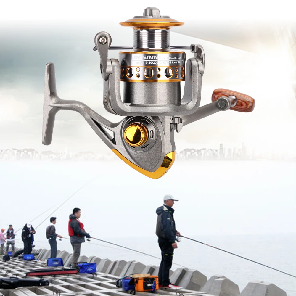 13 Ball Bearing Spool Spinning Fishing Reels Wheel Trolling Rod Gear ...