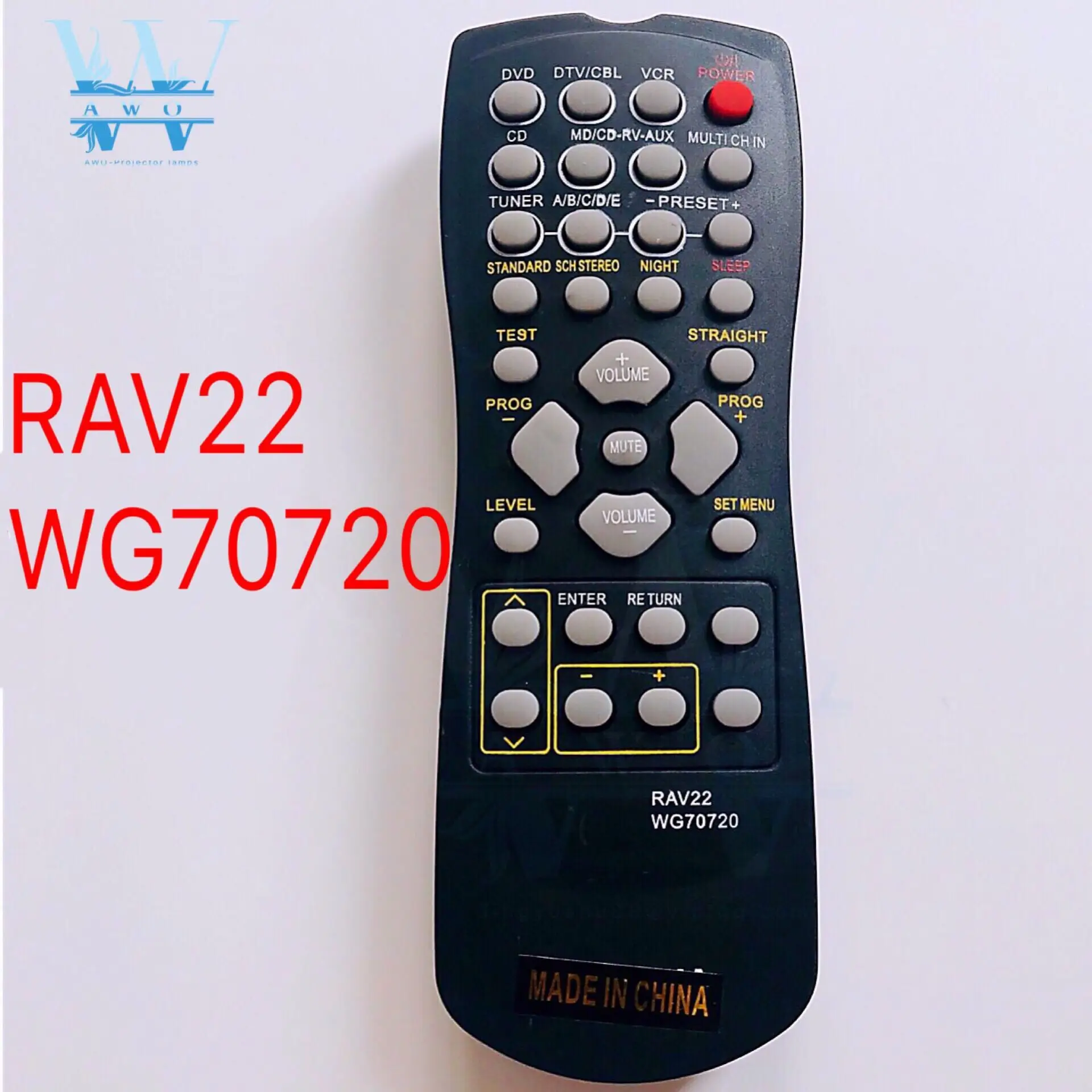 100%New RAV22 For YAMAHA Remote Control Replacement CD DVD RX V350 RX ...