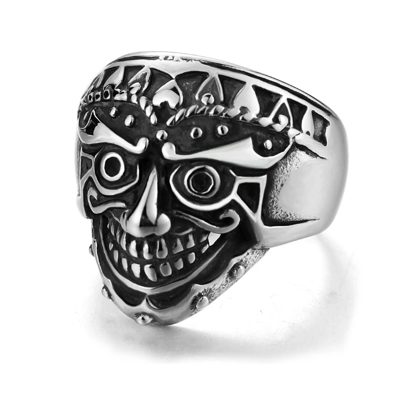 Male ring 2019 New Hot High Quality Jewelry Mens Evil Skull Ring 316L ...