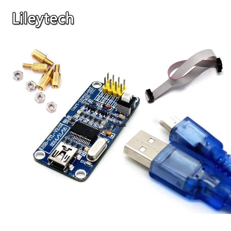 PL2303 ISP STM32 USB ONE key serial download STC cool boot download ...