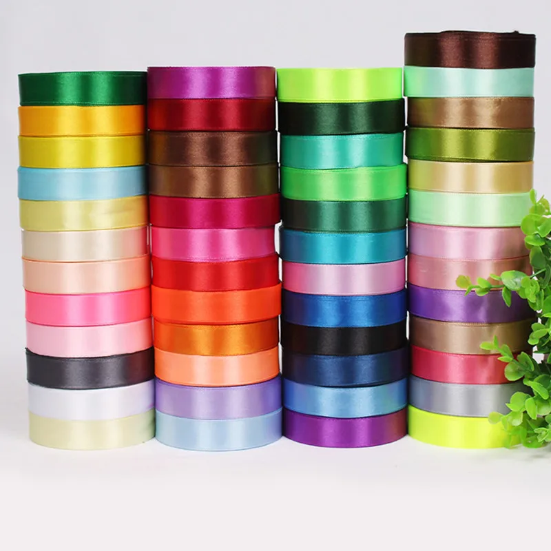 Aliexpress.com : Buy 20mm Width Colorful Cloth Satin Ribbons Wedding ...