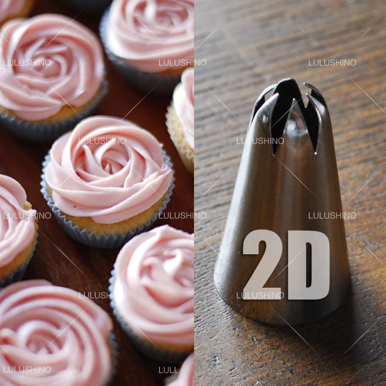 2d wilton style 2D nozzle tips 304 Stainless steel seamless Medium ...