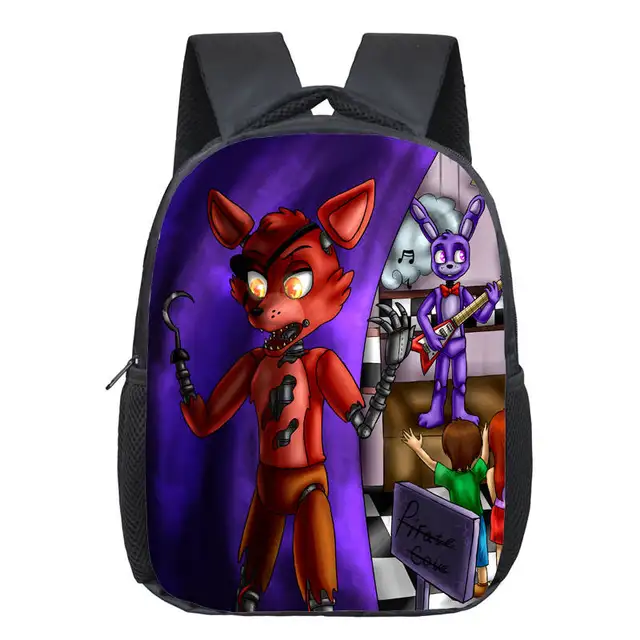 12 inch Kids Five Nights At Freddys Backpacks Anime Fnaf Backpack Boys ...