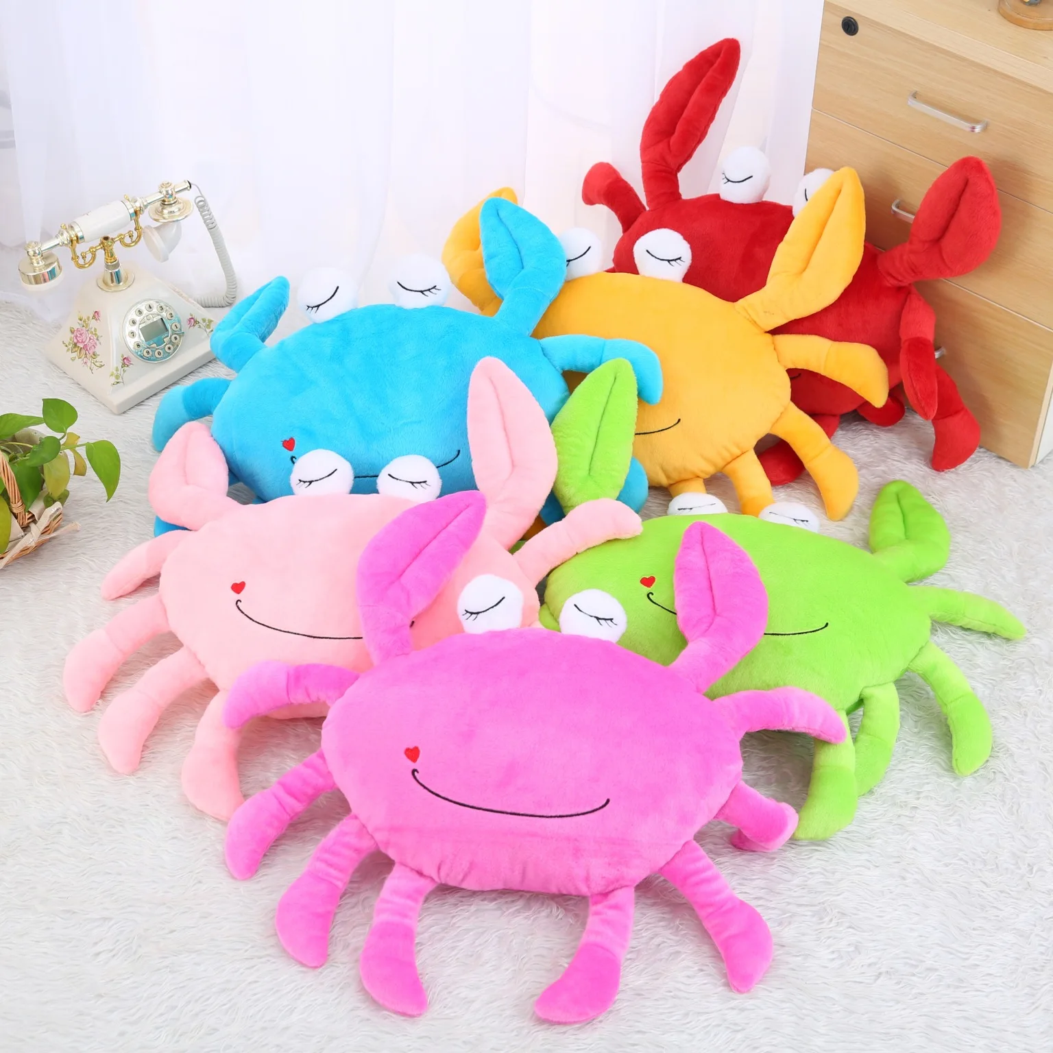 Six Colors Available PP Cotton Stuffed Plush Animalscreative Children ...