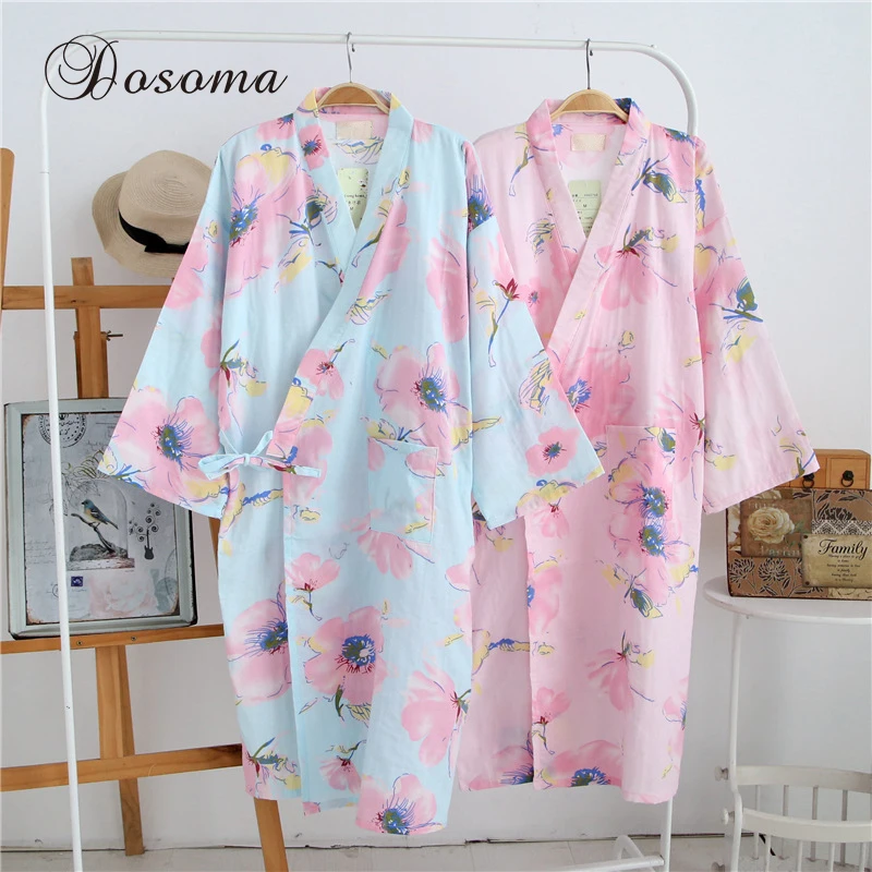 Traditional Japanese Yukata Kimono Pyjamas Suits Pajamas Sets Cotton ...