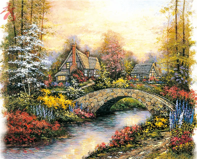 Easy Spring Landscape Paintings