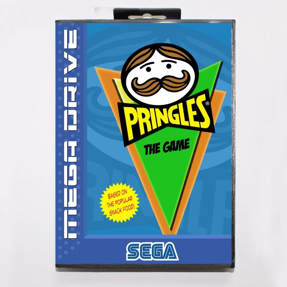 Pringles 16 Bit Md Game Card Met Retail Box Voor Sega Megadrive/Genesis ...