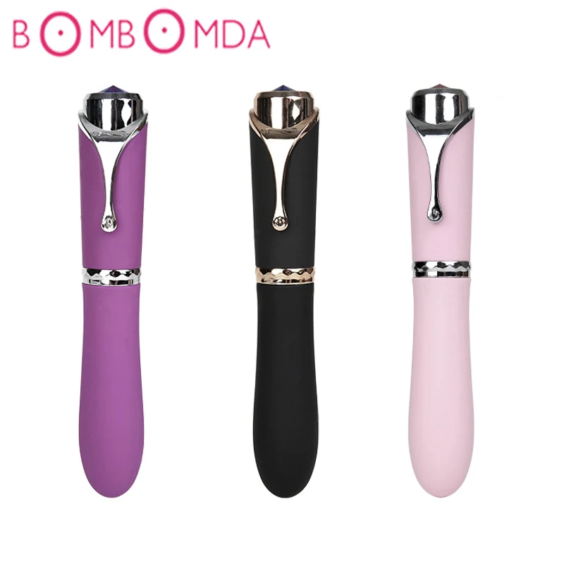 Vibrators 10 Frequency Usb Charging Vibrating Pen Shaped Masturbation