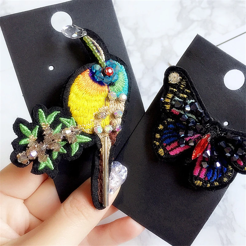 DoreenBeads Pano Broche de Pino de Segurança Pins Broches Pássaro ...