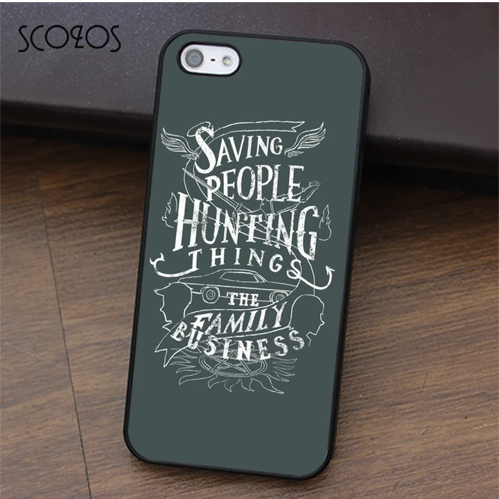 SCOZOS SUPERNATURAL Quotes phone case for iphone X 4 4s 5 5s Se 5C 6 6s ...