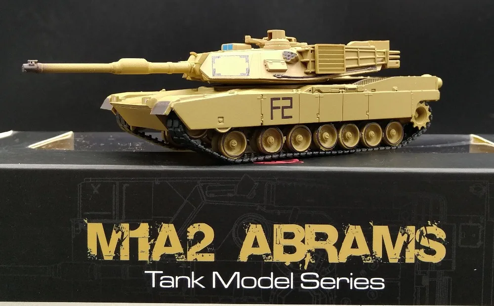 1:72 American M1A2 Abrams Battle Tank Model for Collection and Gifts ...