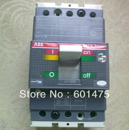 ABB T T1 Tmax 100A 100amp 3p 3pole mccb moulded case circuit breaker