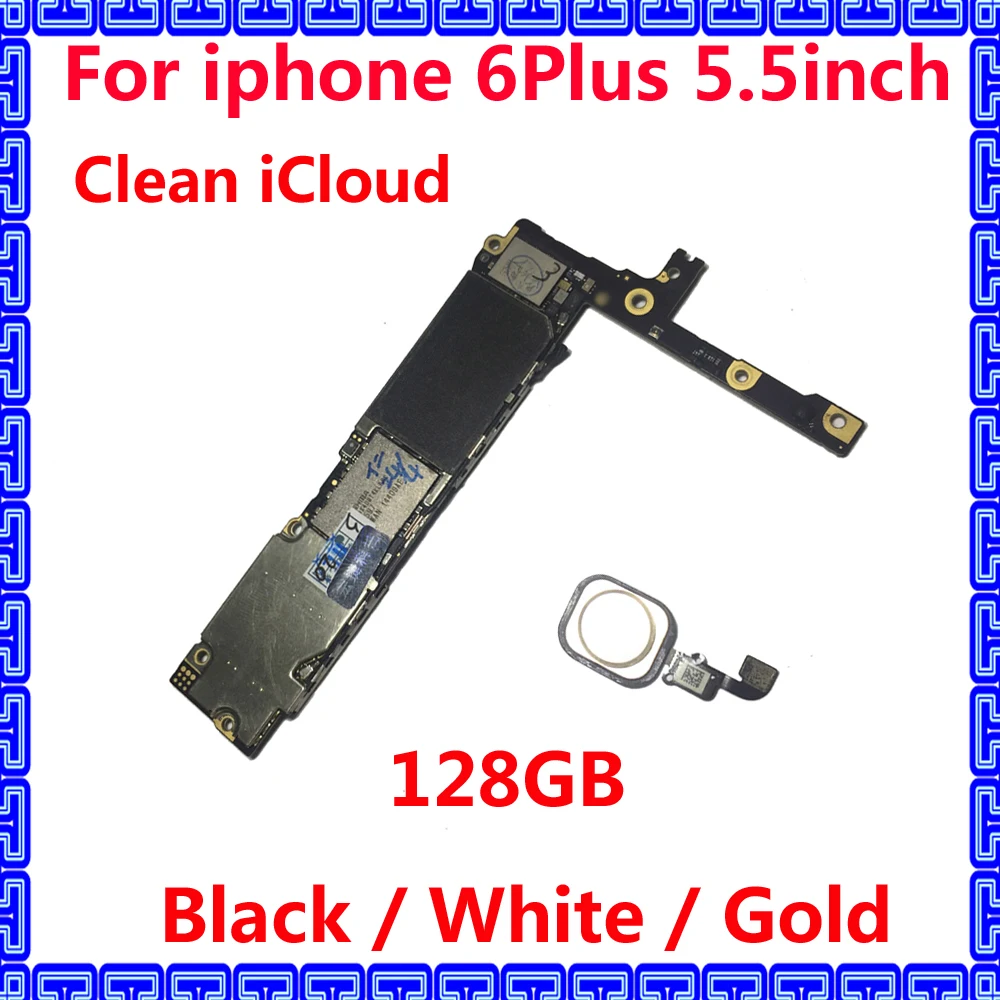 128gb Original IOS system logic board for iphone 6Plus with / without ...